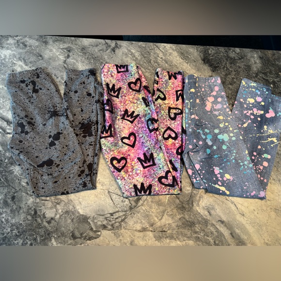 pixie lane | Bottoms | Girls Pixie Lane Leggings Lot Of 3 8 | Poshmark